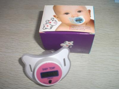 China LCD Display Pacifier Digital Infrared Thermometer For Infant Temperature Test for sale