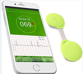 China Single Channel Heart Monitoring Device Android 4.0 IOS Systerms Battery Powered for sale
