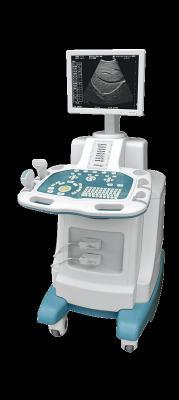 China Trolley Diagnostic Portable Ultrasound Machine Milky Color 15 Inches LCD Display for sale