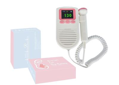 China CE Certificate Prenatal Heart Baby Heartbeat Doppler BABY Heartbeat Pink 2.0 MHz for sale