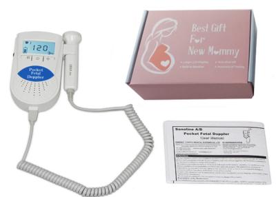 China CE FDA Approve Sonoline B Fetal Doppler Baby Heartbeat Monitor with 2Mhz Probe and Earphone for sale