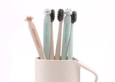 China Wheat Straw Nano Tooth Brush Soft Bamboo Charcoal Toothbrush Dental Personal Care for sale