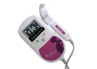 China Hand Held Hospital Home Doppler Fetal Heartbeat Monitor Real Time FHR Display for sale
