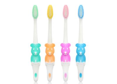 China Cartoon Cow Soft Bristle Plastic Travel Toothbrush Set , Oral B Kids Toothbrush for sale