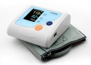 China Digital Upper Arm Automatic Digital Blood Pressure Monitor Adult BP Cuff Automatical CONTEC08E for sale