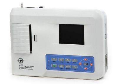 China 3 Channels Veterinary ECG EKG Machine USB Software ECG300G Vet With Printer for sale