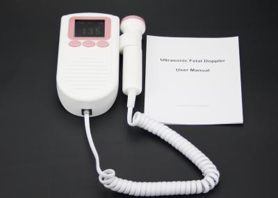 China 2 Mhz Probe Built-in Speaker Fetal Heart Rate Monitoring Fetal Doppler For Preganant Women for sale