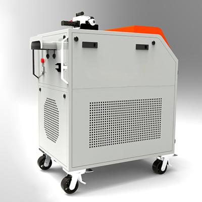 Cina Pulitore laser a fibra portatile per la rimozione della vernice ad olio della ruggine della macchina per la pulizia del laser 300W in vendita