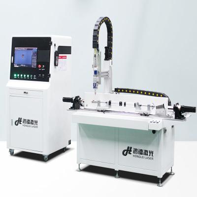 China Máquina de corte de tubos de dupla estação, de design todo-em-um à venda