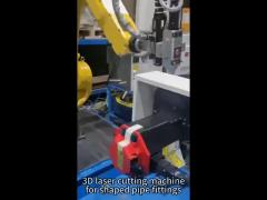 3D laser cutting machine for shaped pipe fittings