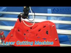 3D Laser Cutting Machine Plastic Parts / Composite Material High Accuracy