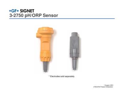 Cina GF Signet 3-2751-1 Corpo di sensore di pH/ORP in linea, per 9900 o 9950, 15 ft Cord in vendita
