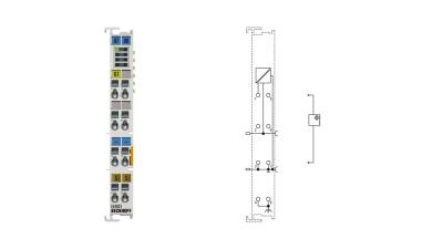 중국 벡호프 EL4031 EtherCAT 터미널 1채널 아날로그 출력 전압 ±10V 12비트 판매용