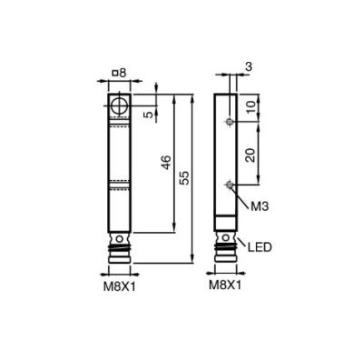 China NBB1.5-F41-E2 Inductive Sensor | 1.5mm Detection | F41 Flush Mount | Pepperl+Fuchs OEM for sale