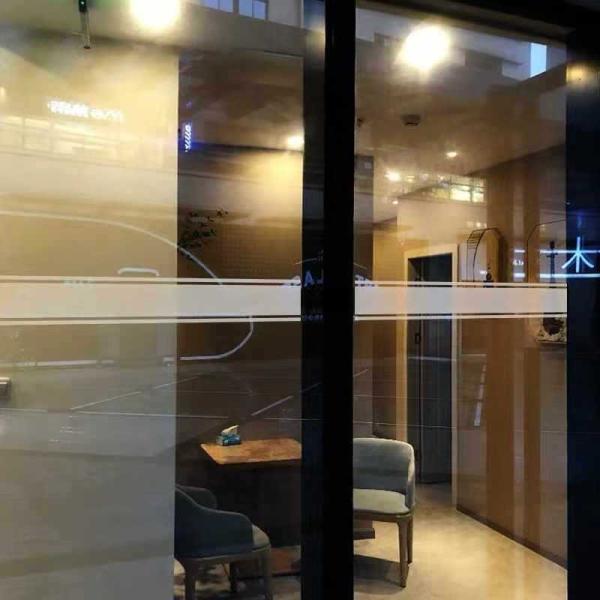 Quality CPP Vision Strip Frosted Safty Visual Glazing Strip Safty Decal Window Marking for sale