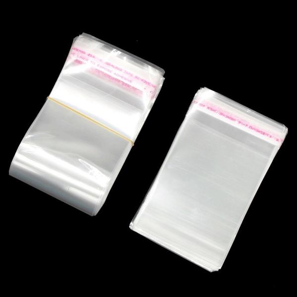 Quality Width 10cm Transparent Cellophane Clear Polybag Opp Plastic Self Adhesive Clear for sale