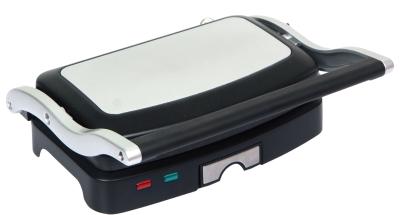 China De elektrische Grill van Huispanini opent 180 Graad, Pers 260*230mm van Panini van het 2 Plakhuis Te koop