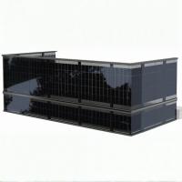 Quality Energy Generating Solar Railings 265W Glass Photovoltaic Railing Balustrade for sale