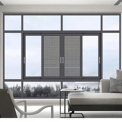 China Office Apartment Aluminum Sliding Door Double Glazed Aluminium Sliding Doors And Windows for sale