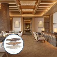 China Fireproof Waterproof Solid Wood Composite Aluminum Honeycomb Panel for Hotel Decoration for sale