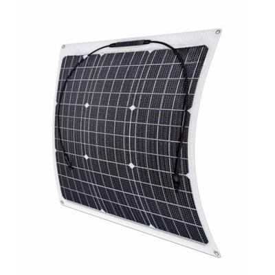 China 50W Flexible Solar Panels  17.7V IP67 Monocrystalline Solar Panels For Rv for sale