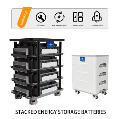 China 20kWh Home Solar Storage System 400Ah 20.48kWh Commercial Solar Battery for sale