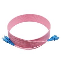 China Duplex Simplex OS2 Single Mode Fiber Optic Patch Cable SC/UPC to SC/UPC for sale