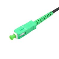 China SC APC to SC APC Simplex OS2 Single Mode Fiber Optic Patch Cable for sale