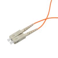 China Simplex Multimode PVC Fiber Optic Patch Cable SC/MM to SC/MM for sale