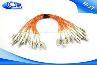 Cina Duplex arancio LC OM2/di OM1 1M/3M /5 m. modo della treccia di Opitc della fibra di LC al multi in vendita
