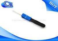 China IL<0.5dB Blue 0.9mm Optical Fiber Fast Connector Hot Melt Single Mode / Sc Type Fiber Optic Connector for sale