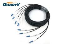 China LC UPC Armoured Fiber Optic Patch Cord for sale