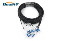 China LC UPC Armoured Fiber Optic Patch Cord for sale