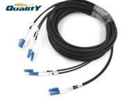 China LC UPC Armoured Fiber Optic Patch Cord for sale