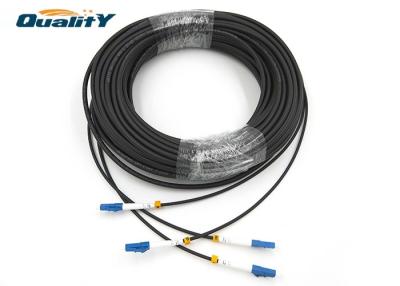 Cina Cavo a fibre ottiche corazzato di LC UPC/a fibra ottica semplice su misura di JumperOptical/cavo di toppa a fibra ottica in vendita