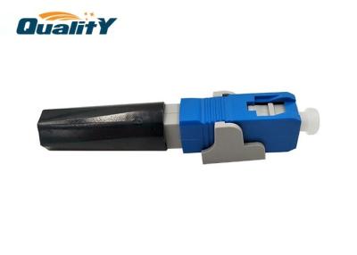 China Optical Fiber  V Groove Design / SC UPC Fiber Optic Quick Fast Connect  50mm, 60mm for Ftth for sale