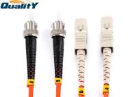 China 3.0mm Diameter OM2 ST SC Multimode Fiber Optic Cable for sale