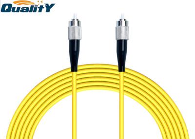 China Único cabo de remendo ótico da fibra do PVC LSZH do núcleo G652D G657A à venda
