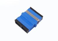 China SC UPC Single Mode Duplex without flange Fiber Optic Adapter Coupler For oem ftth solution for sale