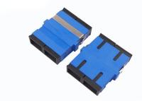 China SC UPC Single Mode Duplex without flange Fiber Optic Adapter Coupler For oem ftth solution for sale