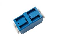 China FTTH  LC UPC SM Simplex Duplex Adapter Flange Coupler Plastic Material  type to ethernet for sale