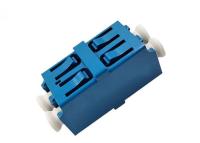 China FTTH  LC UPC SM Simplex Duplex Adapter Flange Coupler Plastic Material  type to ethernet for sale