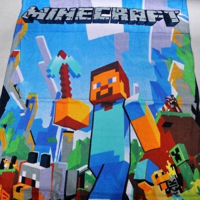 China 70*140cm 100% Cotton Minecraft Bath Towel Beach Towel Swimming Towel for sale