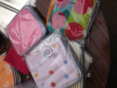 China Tope Quality 100% Cotton Square Baby Bib Towel Square Baby Scarf/Saliva Towels Cheap Price for sale