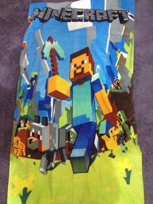 China 70*140cm(28''*55'')Minecraft Summer Swimming Beach Towel Bath Towel Cotton Mincraft Towel for sale