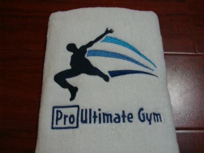 China 100pcs custom embroidery logo sport/gym/golf hand towel face towel for sale