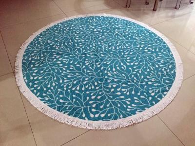 China Microfiber custom printed round beach towels with tassel for Australia for sale