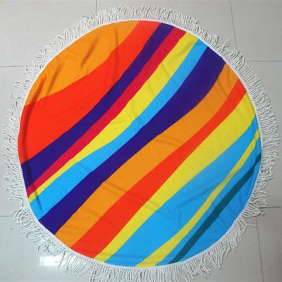 China Factory custom your own design summer round beach towel circle beach towel customize towel for sale
