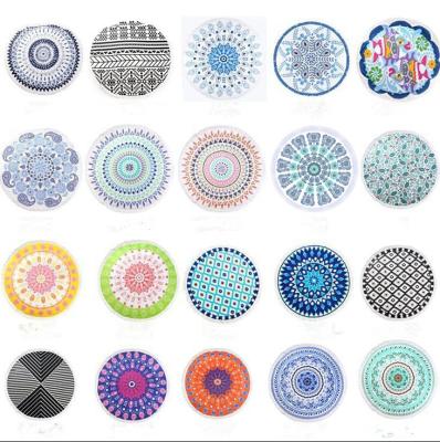 China Mixed Design Cotton Round Beach Towel No MOQ Round Beach Towel 150CM Wholesale low price for sale