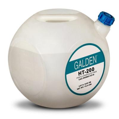 China Solvey Galden perfluoropolyether fluids HT200 Normal Boiling Point 200 5kg/canister for sale